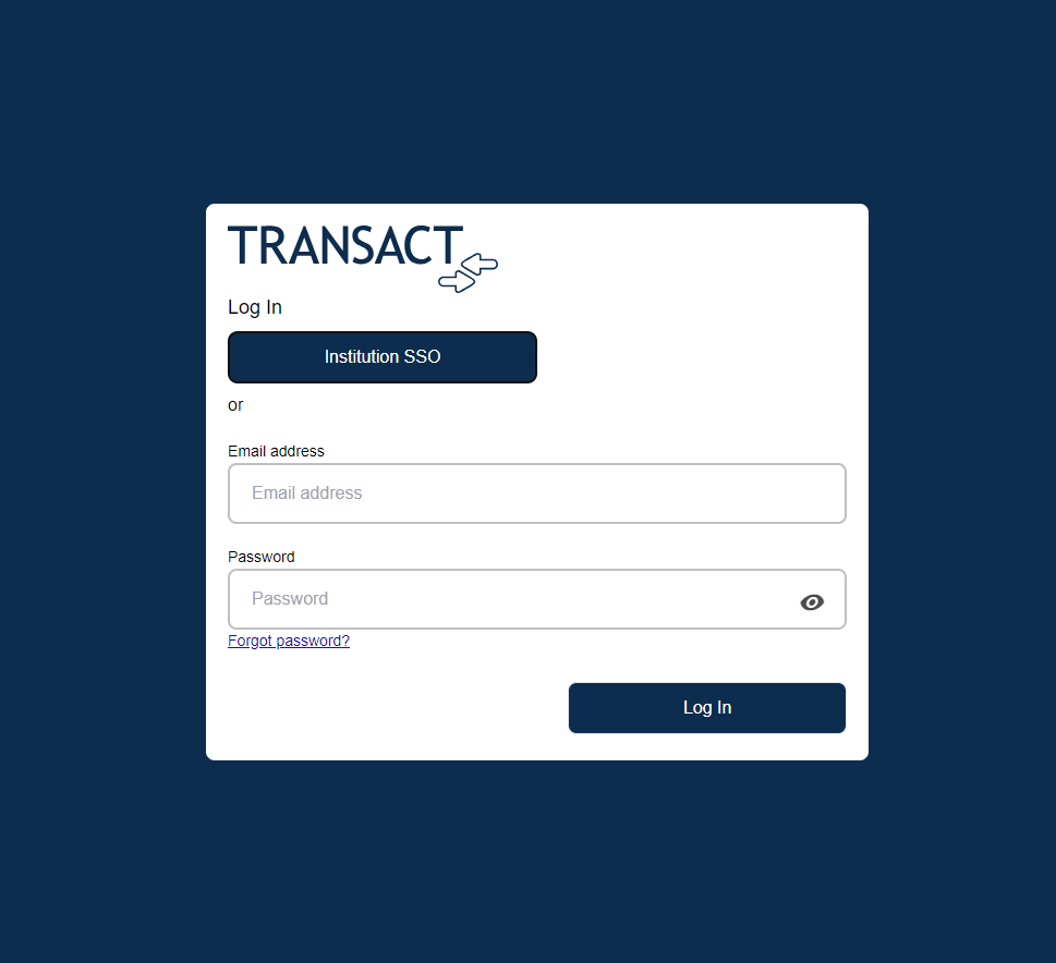 Transact Campus status page